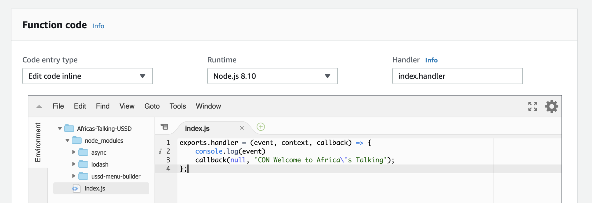 Serverless USSD with Africa’s Talking — Part 1 - BFA Global